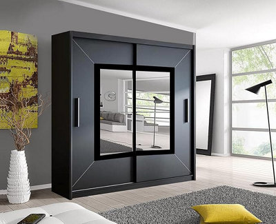 Stylish Bedroom Sliding Wardrobe - Storage Space & Sleek Design comes ...