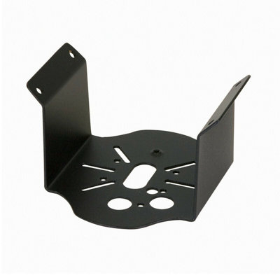 Stylish Black Outdoor Corner Lighting Bracket for Exterior Walls
