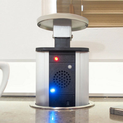 Stylish Bluetooth Pop-Up Extension Tower with USB Ports and Speaker for ...
