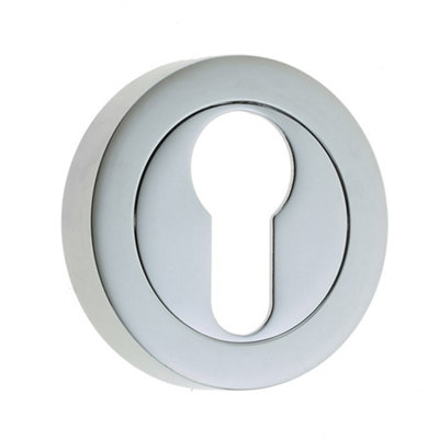 Stylish Designer Euro Profile Escutcheons with Polished Chrome Finish ...