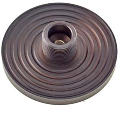 Stylish Reeded Bases for Wall-Mounted Doorstops in Dark Bronze Finish ...