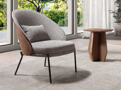 Stylish Square Walnut Corner Table for Modern Homes