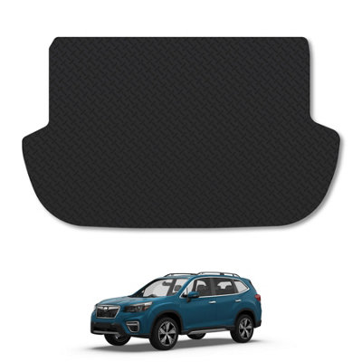 Subaru Forester (2012-2018) Heavy-Duty 5mm Thick Rubber Boot Mat Liner ...