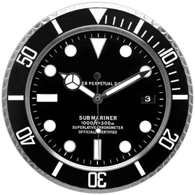 Submariner Wall Clock Suitable for dining room living room studio etc ...