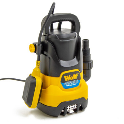 SUBMERSIBLE WATER PUMP DIRTY & CLEAN WATER WOLF 400W, AUTOMATIC FLOAT ...