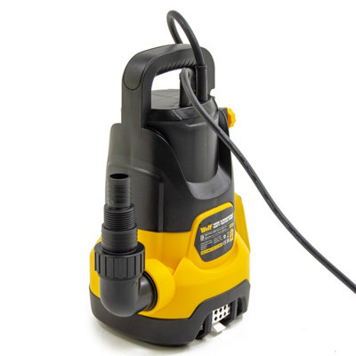SUBMERSIBLE WATER PUMP DIRTY & CLEAN WATER WOLF 400W, AUTOMATIC FLOAT ...