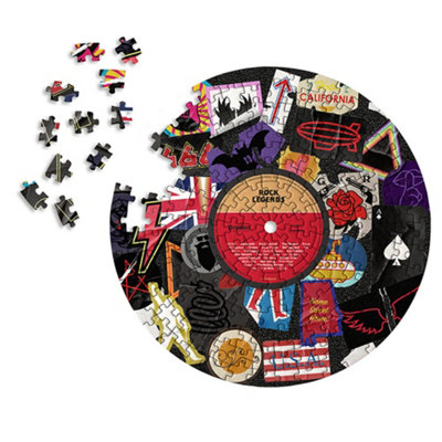 Suck UK Broken Records Jigsaw Puzzles of Classic Vinyl