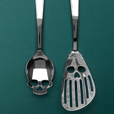 Suck UK Stainless Steel Skull Kitchen Utensil Set