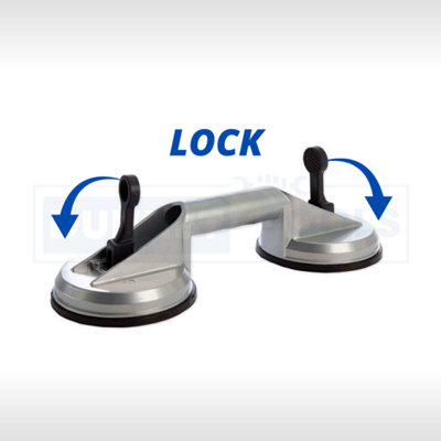 Suction Cup Pad Lifter 80kg Sucker Plate Glass tile Mirror Lifter Puller Dual