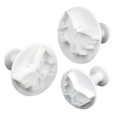 Sugarcraft Butterfly Cake Plungers Decorating Tools Pack of 3 Fondant ...
