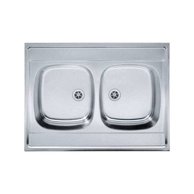 Summer Double Bowl Sink and Mixer Kitchen Tap Set