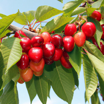 Summer Sun Cherry (Prunus avium) Tree - 7Ltr Potted