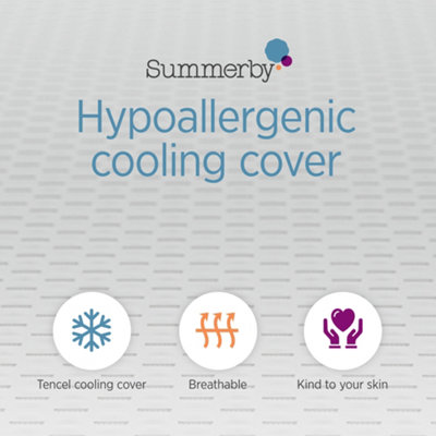 Summerby Sleep No. 12 Dual Response Memory Foam Mattress, Single 90 x 190cm