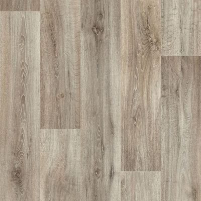 Summit Beige Brown 2.5mm Vinyl Flooring Wood Effect Plank For Domestic ...