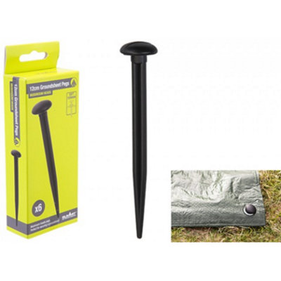 Summit Groundsheet Pegs Mushroom Heads 12cm