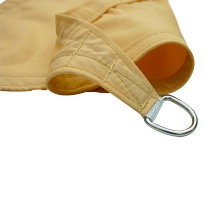 SunDaze 2x2x2m Triangle Sand Sun Shade Sail Outdoor Garden Patio ...