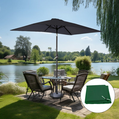 sundaze-2x3m-black-rectangular-garden-parasol-umbrella-sun-shade-tilt