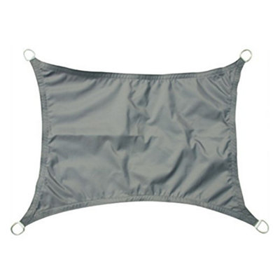 SunDaze 2x3m Rectangle Anthracite Sun Shade Sail Outdoor Garden Patio ...