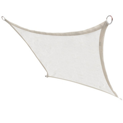 SunDaze 4x4m Sun Shade Sail Square HDPE Breathable UV Block Sunscreen ...