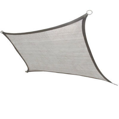 SunDaze 4x5m Sun Shade Sail Rectangle HDPE Breathable UV Block ...