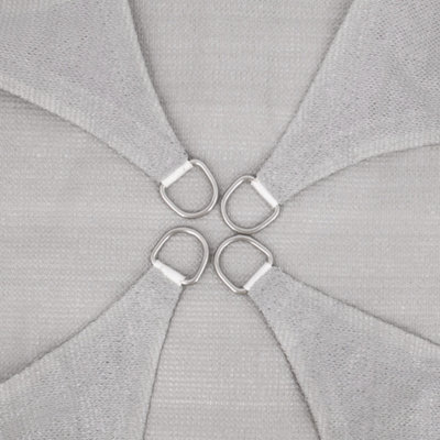 SunDaze 4x5m Sun Shade Sail Rectangle HDPE Breathable UV Block ...