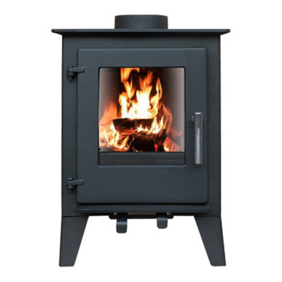 SunDaze 5KW Multifuel Stove Log Burner Heating Fireplace Defra Approved ...