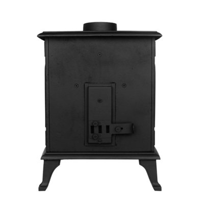 SunDaze 7KW Multifuel Stove Log Burner Fireplace Cast Iron Defra ...