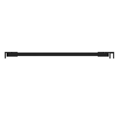 SunDaze Black 450mm Support Bar for Wetroom Walk In Shower Screen Panels