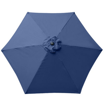 SunDaze Blue Replacement Parasol Fabric Garden Umbrella Canopy Cover ...