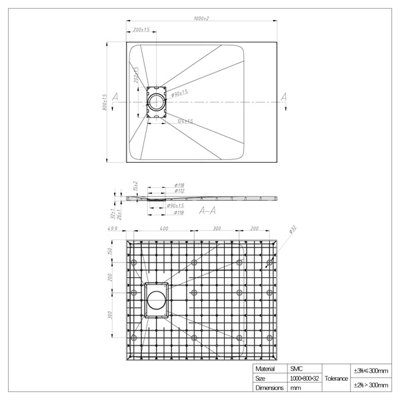 SunDaze Chrome Pivot Shower Enclosure Door (W)1000mm with Anthracite 1000x800mm Shower Tray