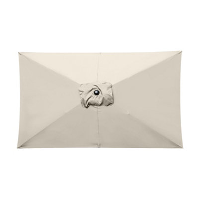 SunDaze Cream Replacement Parasol Fabric Garden Umbrella Canopy Cover ...