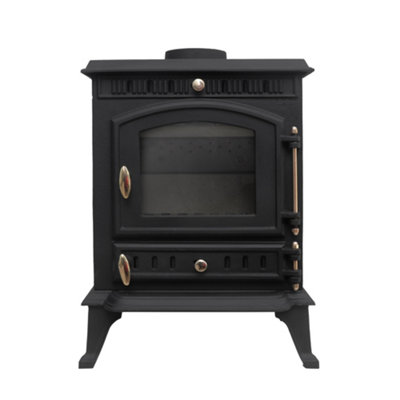 SunDaze Multifuel Stove 7KW Woodburning Fireplace Cast Iron Eco Design ...