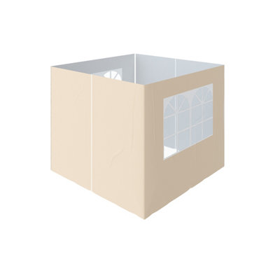 SunDaze Pop Up Gazebo Side Panels 2x2m 4 Piece Replacement Exchangeable ...