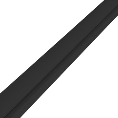 SunDaze PVC Black Coving Trim for 5mm Shower Wall Panels 2.7m, Pack of 10
