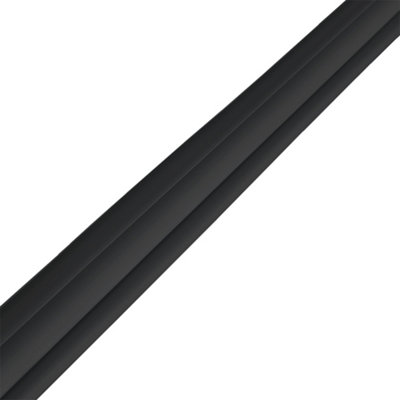 SunDaze PVC Black Internal Corner Trim for 5mm Shower Wall Panels 2.7m ...