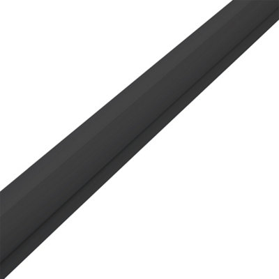 SunDaze PVC Black Joining Bar Trim for 5mm Shower Wall Panels 2.7m ...
