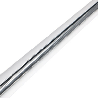 SunDaze PVC Silver Internal Corner Trim for 5mm Shower Wall Panels 2.7m ...
