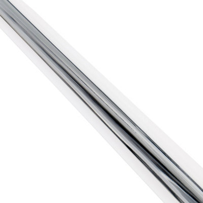 SunDaze PVC Silver Joining Bar Trim for 5mm Shower Wall Panels 2.7m ...