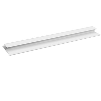 SunDaze PVC White Joining Bar Trim for 10mm Shower Wall Panels 2.6m ...