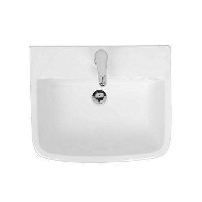SunDaze Short Projection Bathroom Pedestal 520mm Basin Compact ...