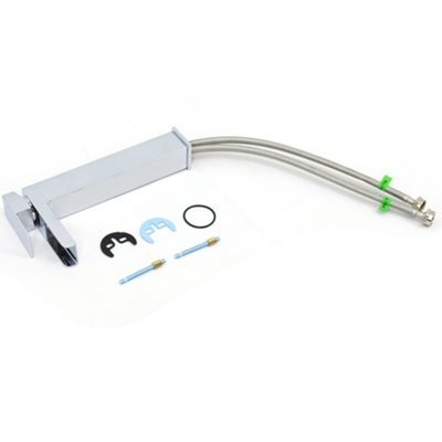 SunDaze Tall Countertop Basin Mixer Tap Chrome Bathroom Sink High Rise ...