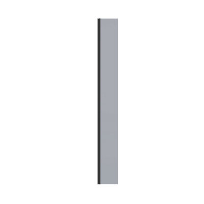 SunDaze Walk In Shower Enclosure Wet Room Grey Glass Screen Return ...