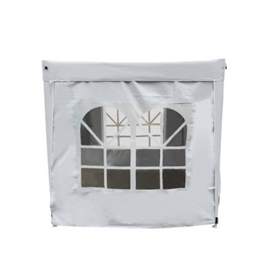 SunDaze White Side Panel with Window for 2x2M Pop Up Gazebo Tent 1 ...