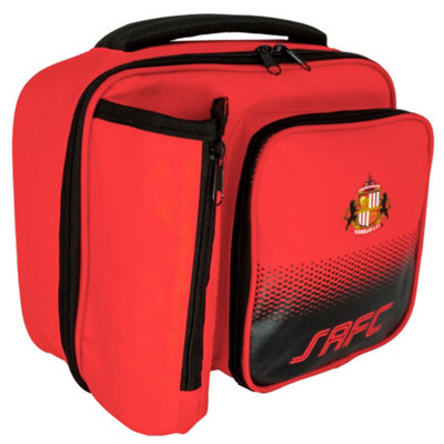 SUNDERLAND AFC FADE LUNCH BAG RED/BLACK (ONE SIZE)