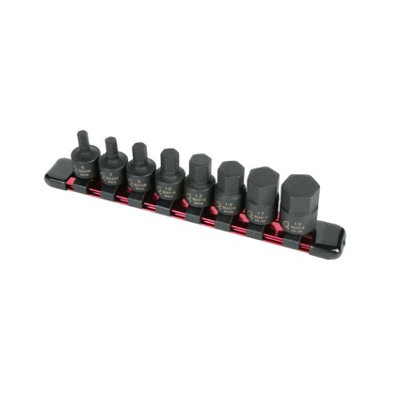 Sunex Sun3645 3/8" Drive Metric Stubby Impact Hex Driver Set 6-19Mm X8 ...