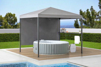 SUNJOY Outdoor Stoff Whirlpool Pavillon KABRU - 220x280cm, Gray