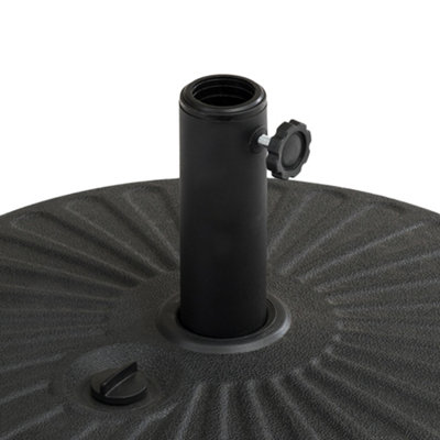 Sunjoy Universal Black Spoke Patio Umbrella Base