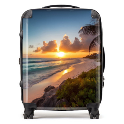 Sunrise On The Beach Suitcase - Large