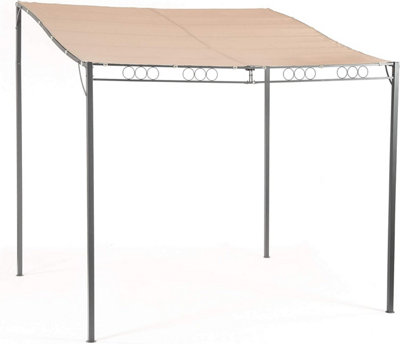 Suntime Modern Steel Wall Mounted Gazebo 2.5 x 2m