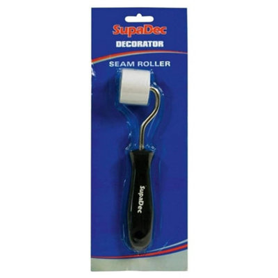 SupaDec Decorator Seam Roller - Soft Grip Handle & Rubber Scroll Wheel ...